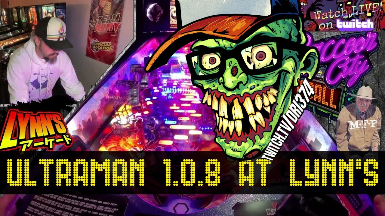 Spooky Pinball Ultraman: Code v1.0.8 on The Pocket Rig. Streamed from ...