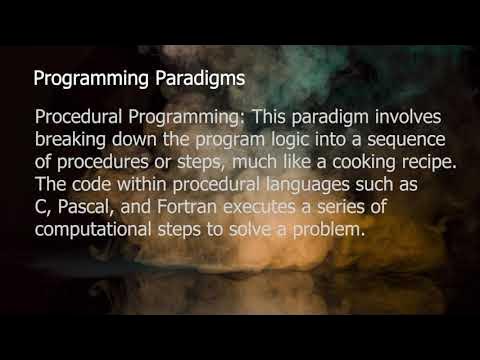 OOP Basics: Programming Paradigms [Part 1] - YouTube