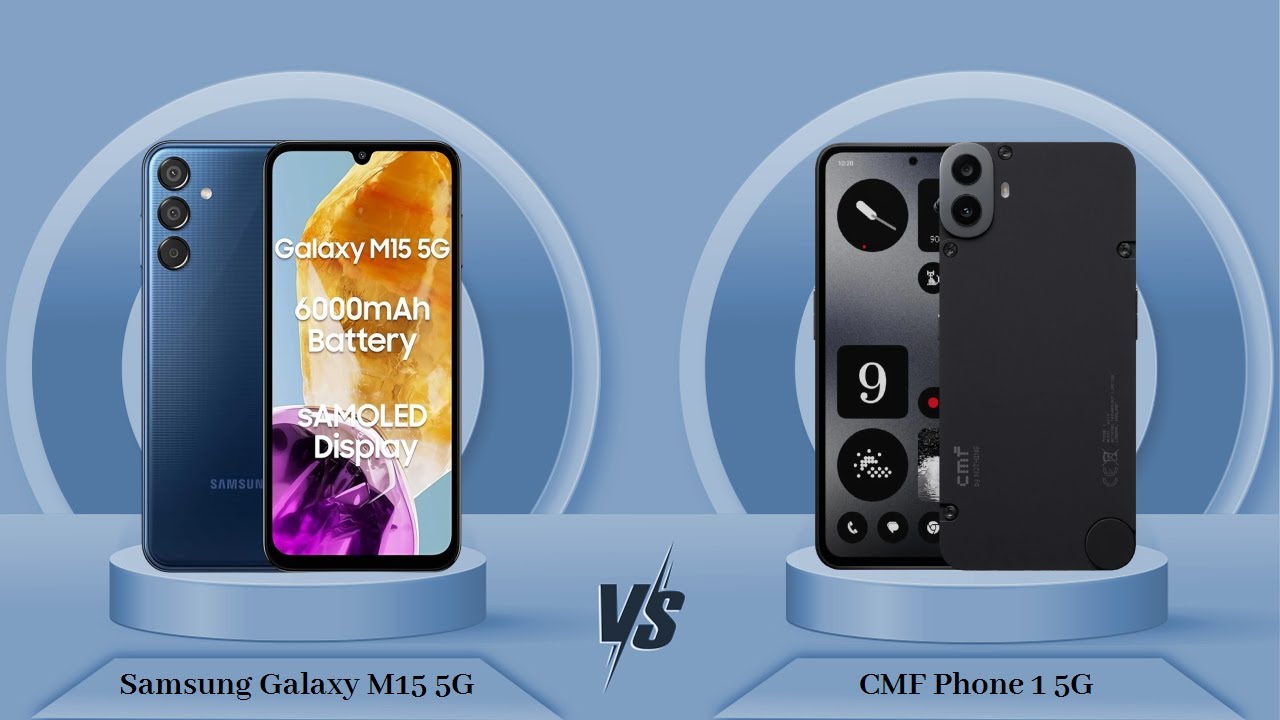 Samsung Galaxy M15 5G Vs CMF Phone 1 5G - Full Comparison [Full ...