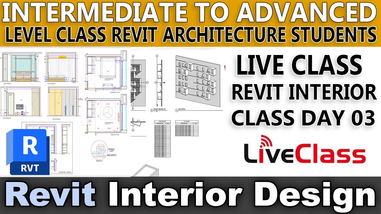 Interior Design in Revit Architecture Live Class Architecture Students /#video #home #homedecor ...