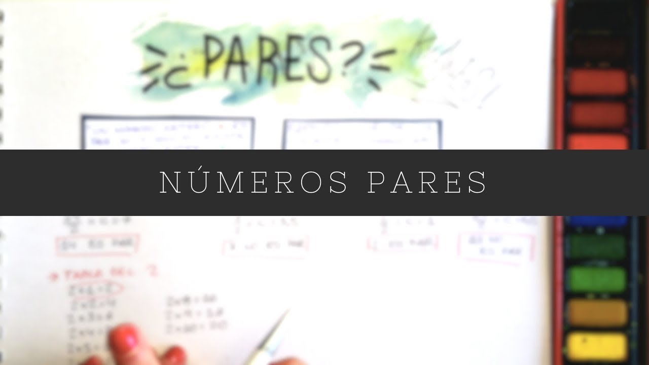 ¿Cuándo es PAR un número? - YouTube
