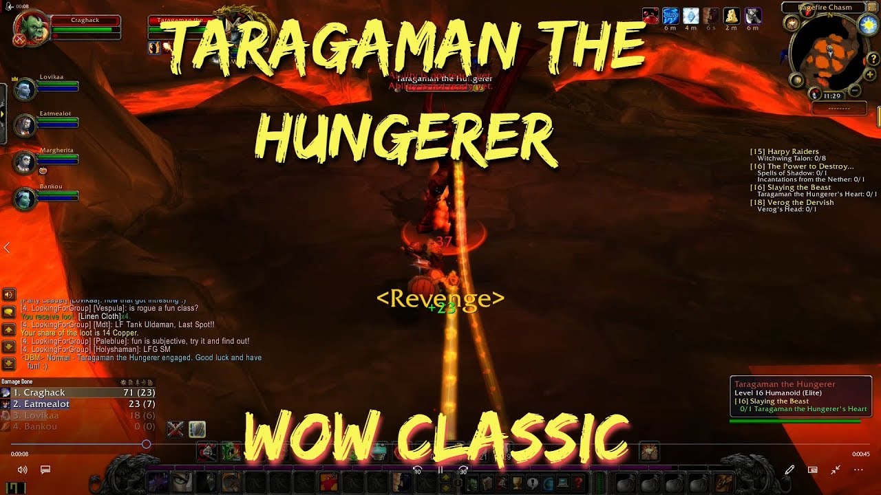 WoW Classic/Taragaman the Hungerer - YouTube