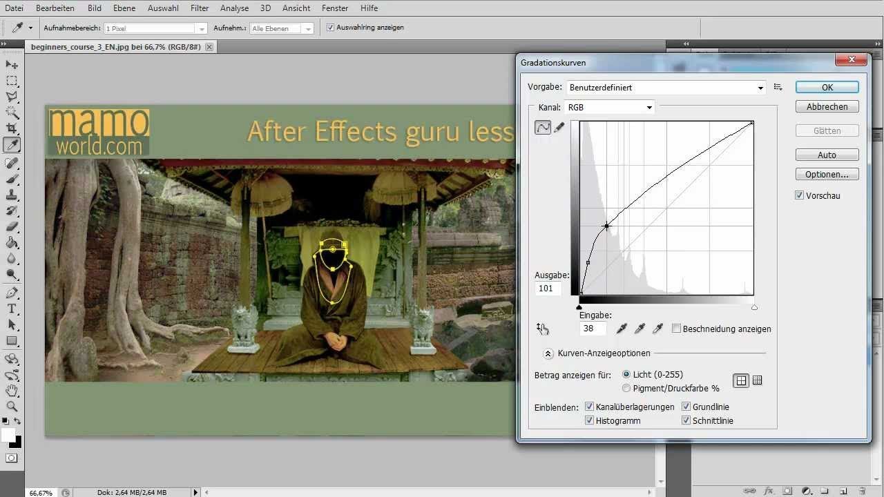 After Effects Beginner Tutorial: Guru Lesson 4 (Curves Effect & Color ...