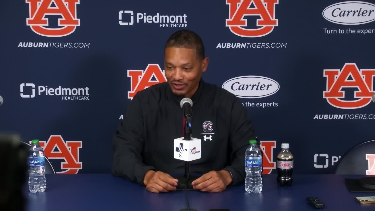 South Carolina basketball coach Lamont Paris on the big loss to Auburn ...