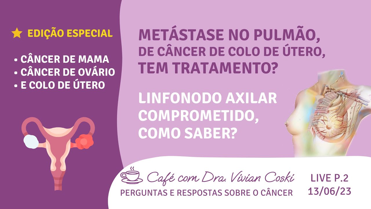 Como saber se o câncer de mama atingiu os linfonodos axilares? (live 13 ...