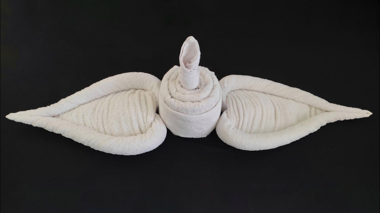 Birthday Towel Folding | ToweL Art | Towel Folding Design - YouTube