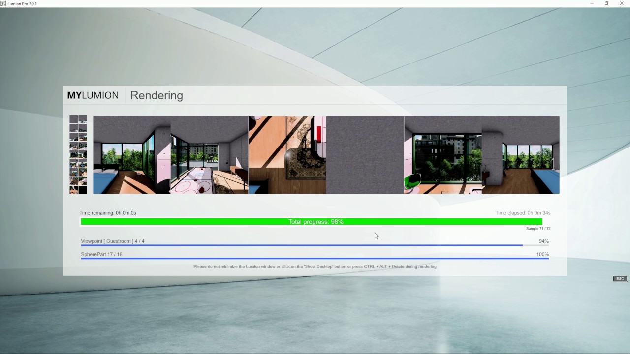 Lumenrt render panorama - qustfire