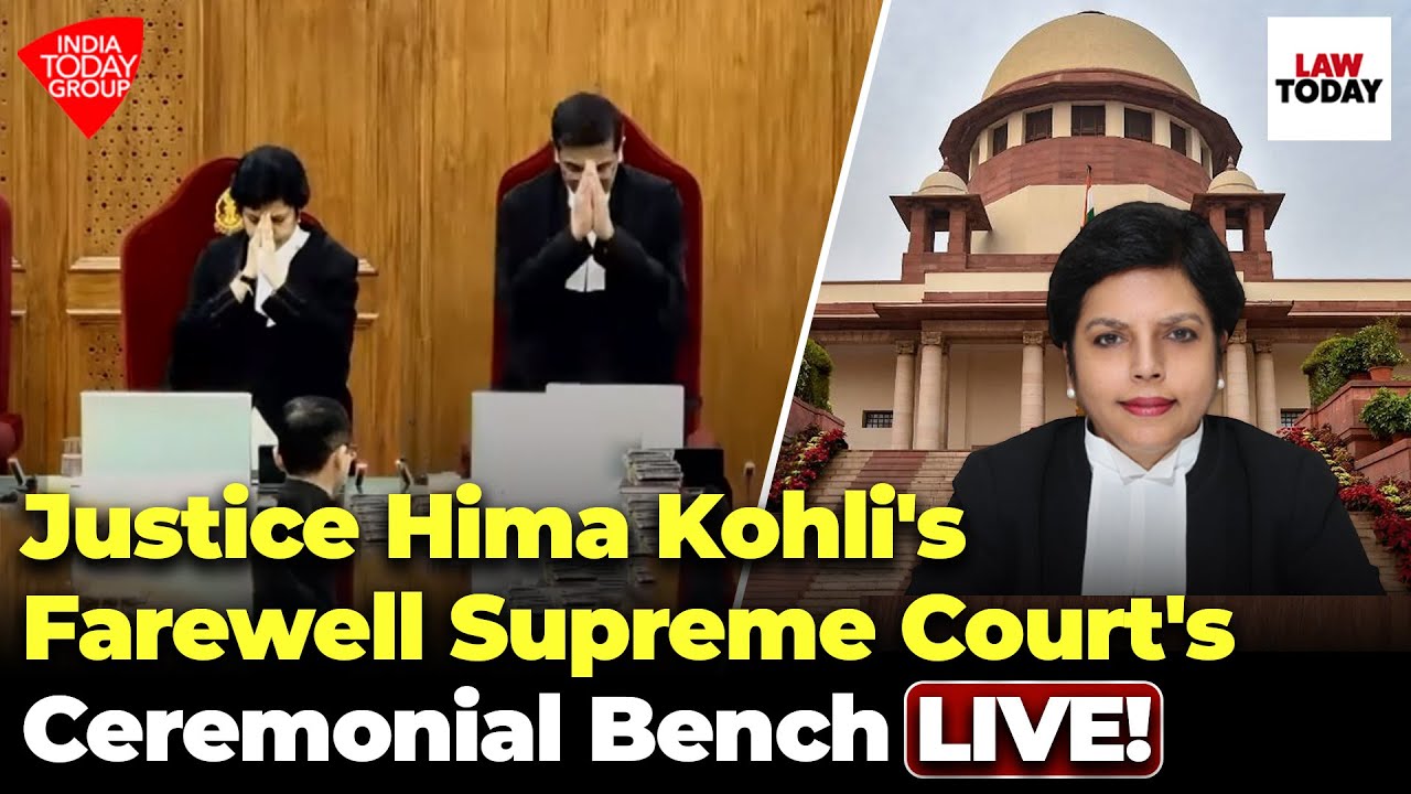 Supreme Court Live | Ceremonial Bench For Justice Hima Kohli | Law ...