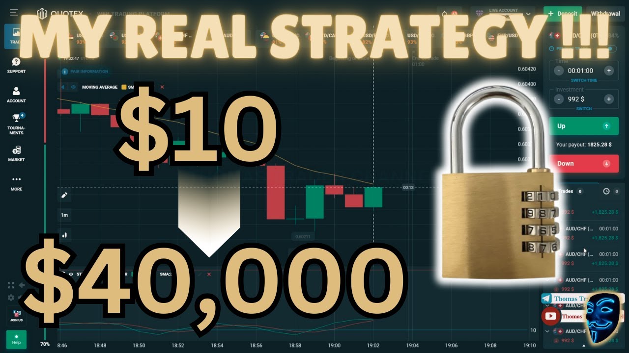 🔒REAL BINARY OPTIONS TRADING STRATEGY TUTORIAL 2024🔑| TURN $10 INTO ...