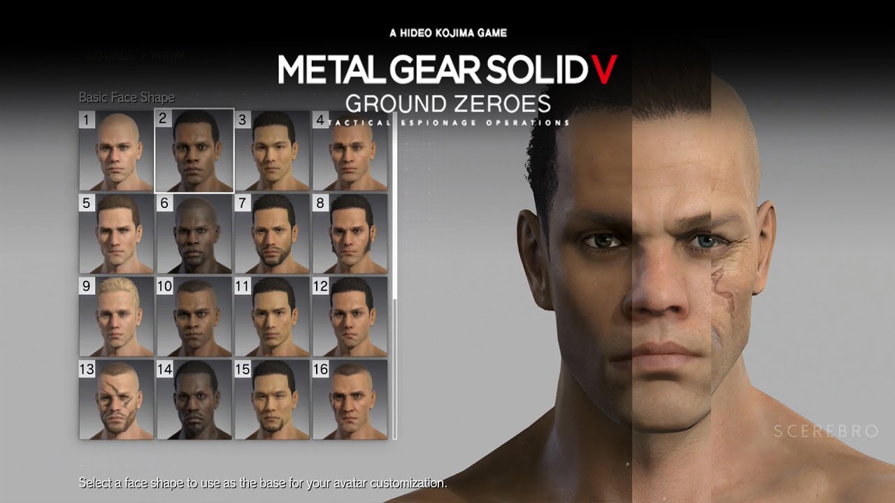 Metal Gear Solid 5: The Phantom Pain - Character/Avatar Customization ...