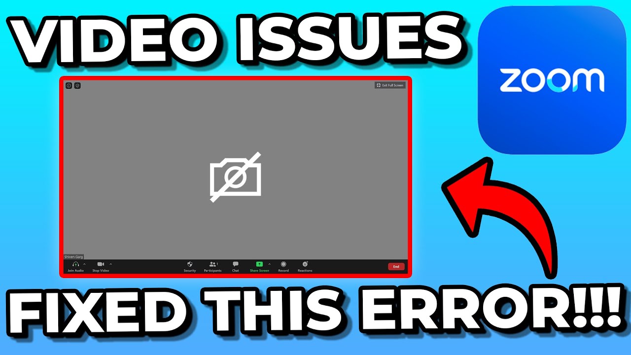 How To Fix Camera Issues On Zoom (2023) - YouTube
