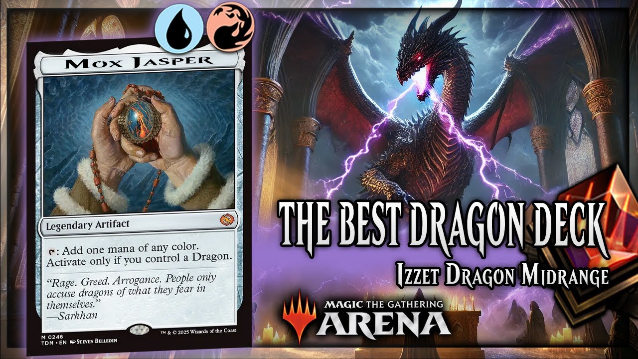 🐲 MOX JASPER IS BUSTED?! Izzet Dragons in Early Access | MTG Arena ...