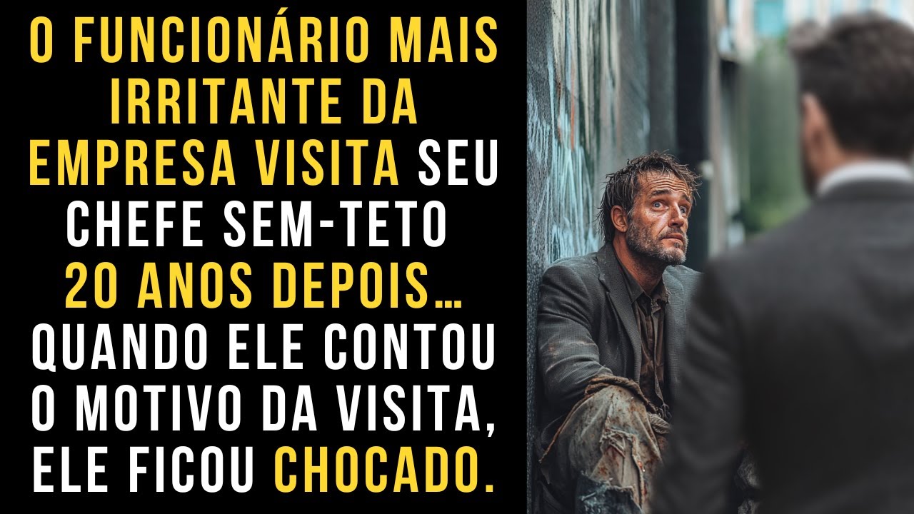 Aquele funcionário visitou seu chefe 20 anos depois. Quando ele soube o ...