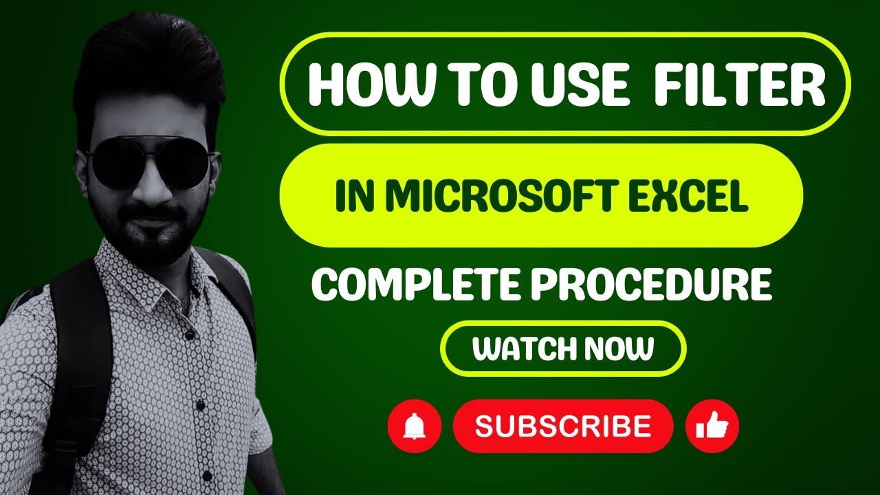 Filter Option In Ms Excel How To Use Filter And Sorting Option In Ms Excel Design With Excel