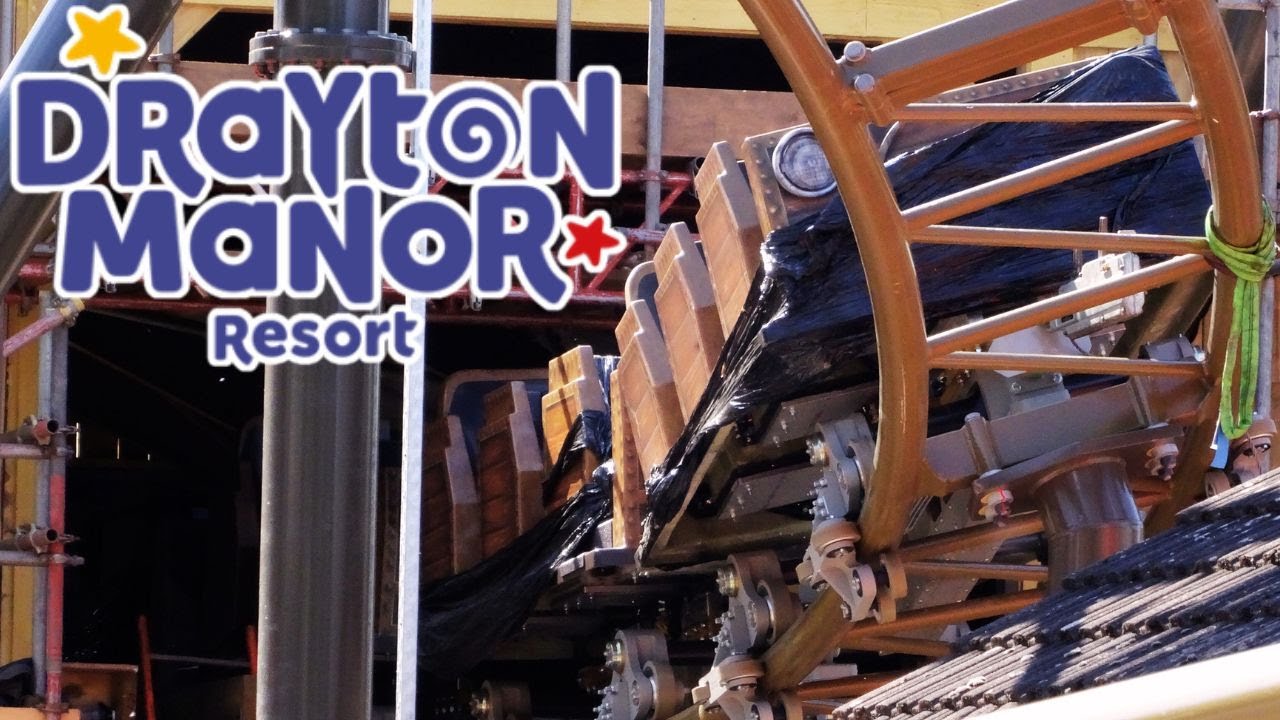 Drayton Manor new coaster May 2024 - Our FIRST look at track ...