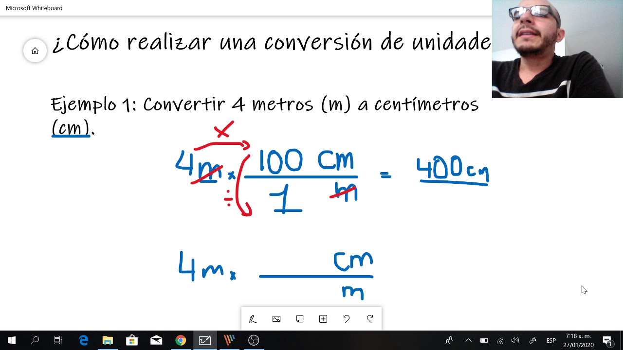 ¿Cómo realizar una conversión de unidades? - YouTube