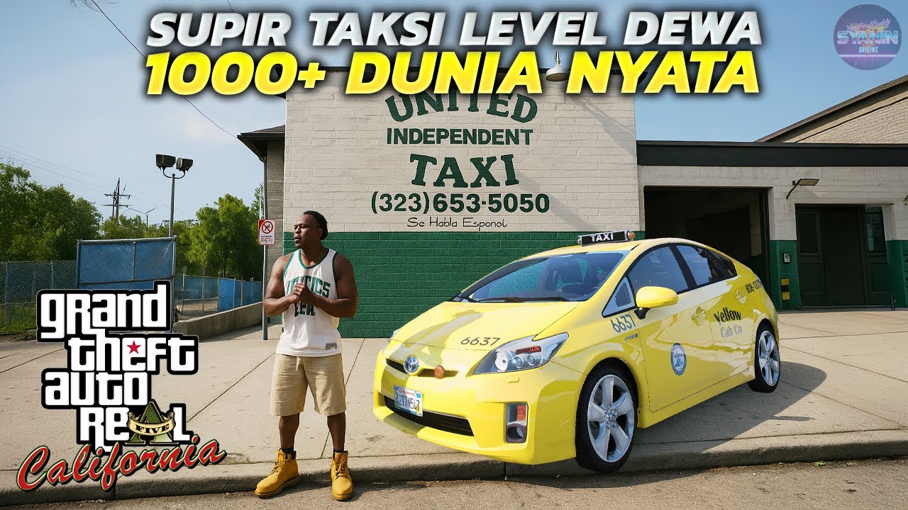 Aku Jadi Supir Taksi 1000+ Mod Dunia Nyata Simulator GTA 5 Real ...