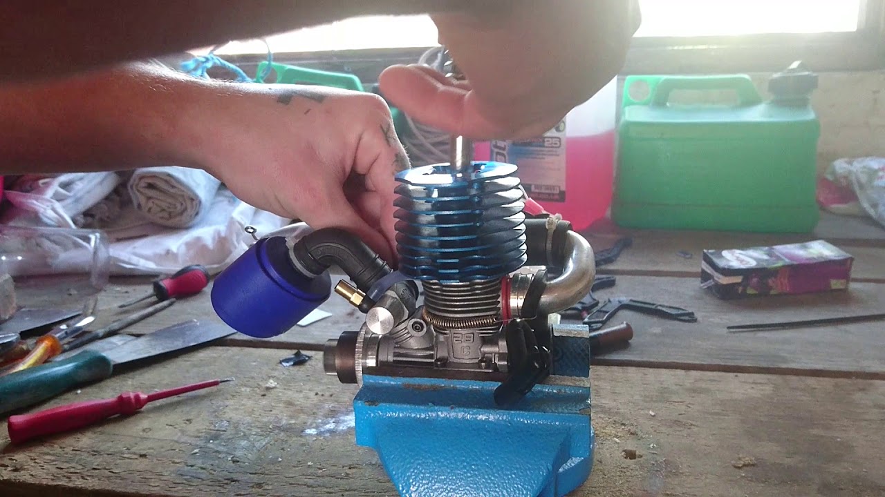 SH-28-P3 nitro engine rc - YouTube