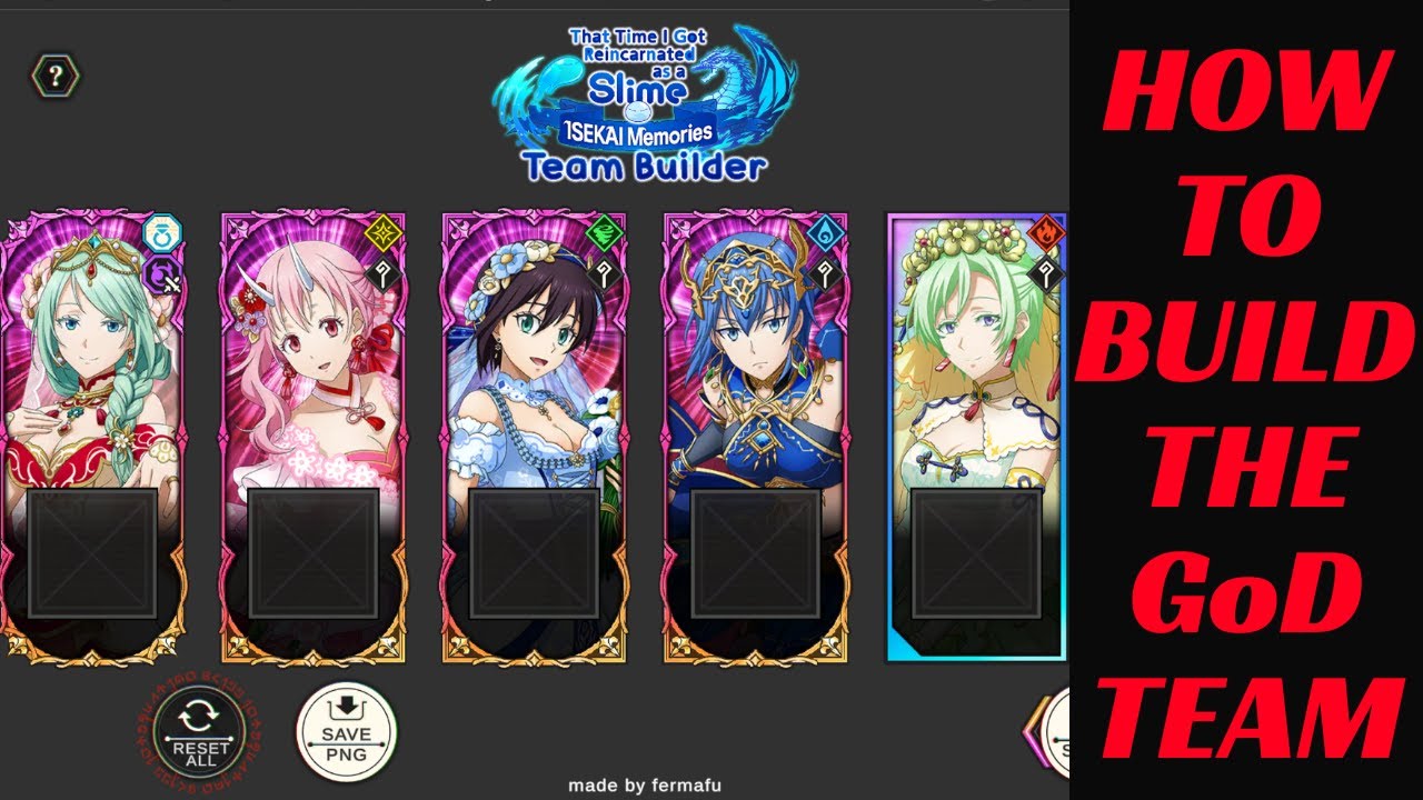 HOW TO BUILD A GODDESS OF DESTINY TEAM! (Slime: Isekai Memories) - YouTube