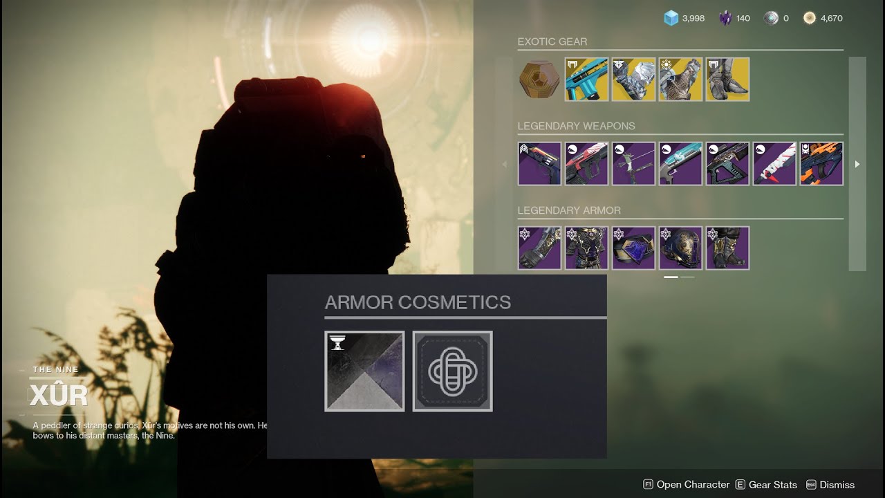 Destiny 2 - Go to Xur right now (SHADOW GILT SHADER) - YouTube