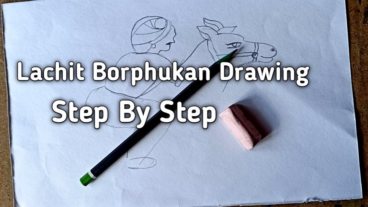 how to draw Lachit Borphukan/lachit borphukan drawing/lachit borphukan ...