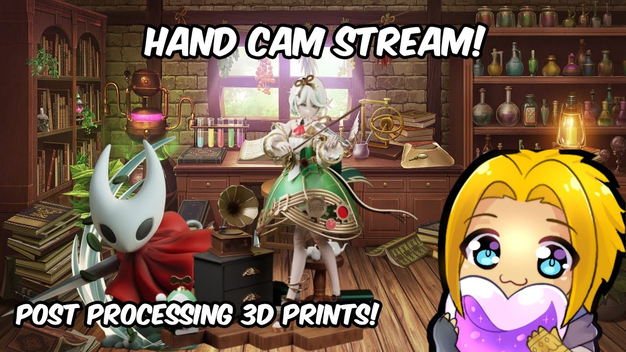 Working on a big order! Cecilia and Hornet Post Processing!【Hand Cam ...