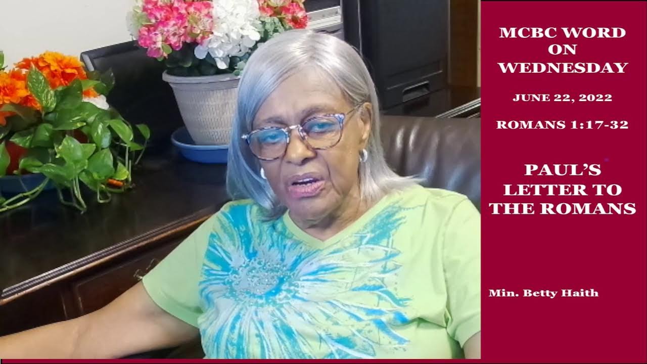 MCBC WORD ON WEDNESDAY JUNE 22 2022 YouTube mcbc-word-on-wednesday-june-22-2022-youtube