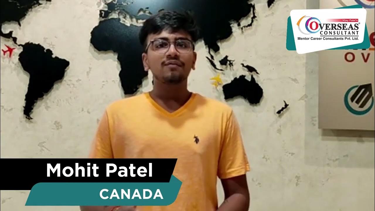 Mohit Patel went to Canada to Study PG Diploma in Supply Chain Mngt at Thompson River University ...