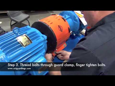 Machine Guards by Uniguard - ANSI Barrel Guard Installation - YouTube