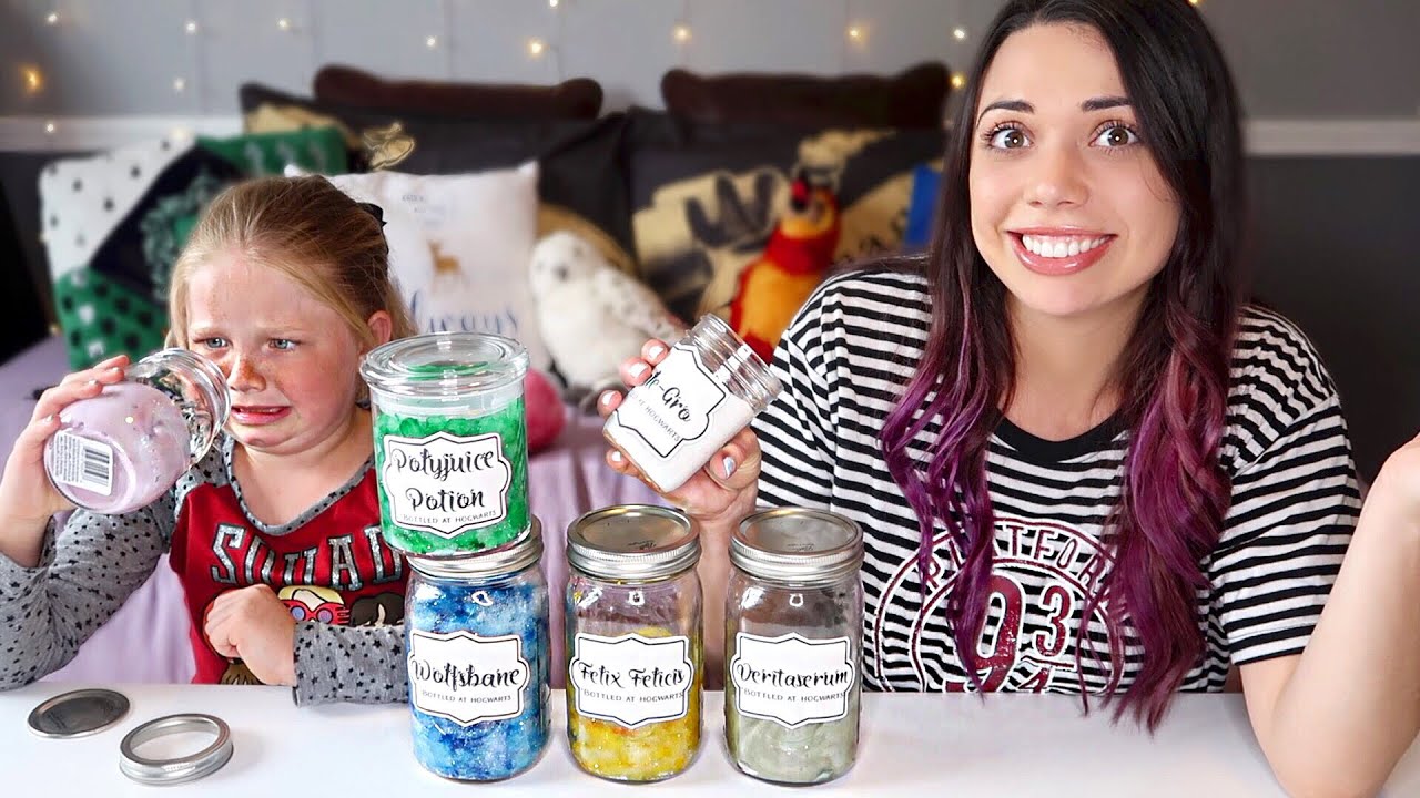 Making Harry Potter Slime! Ft. Bella | Crafts With Castora - YouTube