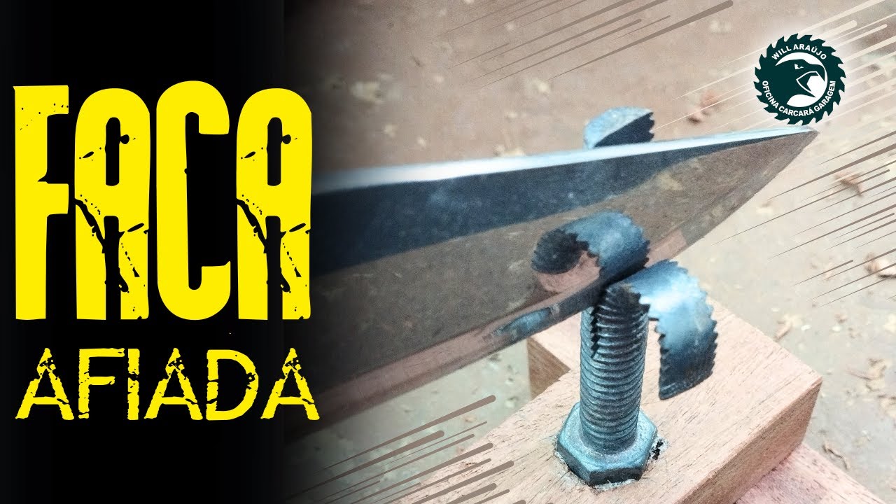 SEGREDO REVELADO: COMO AFIAR FACA DO JEITO CERTO | Kit de afiação com 4 ...