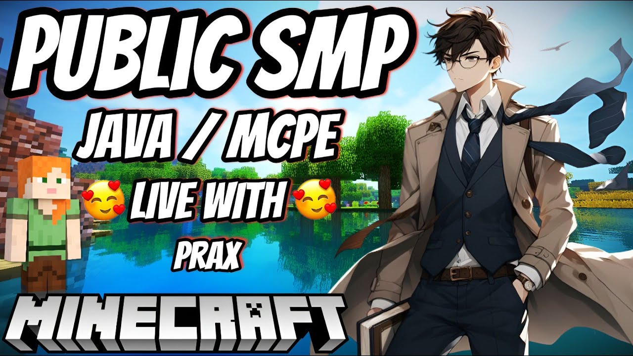 🔴MINECRAFT PUBLIC SMP LIVE WITH PRAX | SUBS GAMES | !GIVEAWAY #live # ...