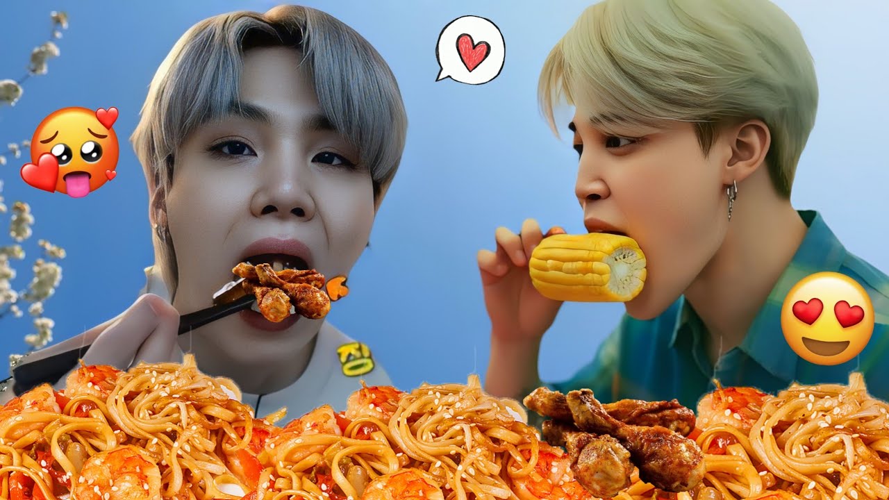 BTS Eating So Yummy (BTS Mukbang Eating Moments) - YouTube