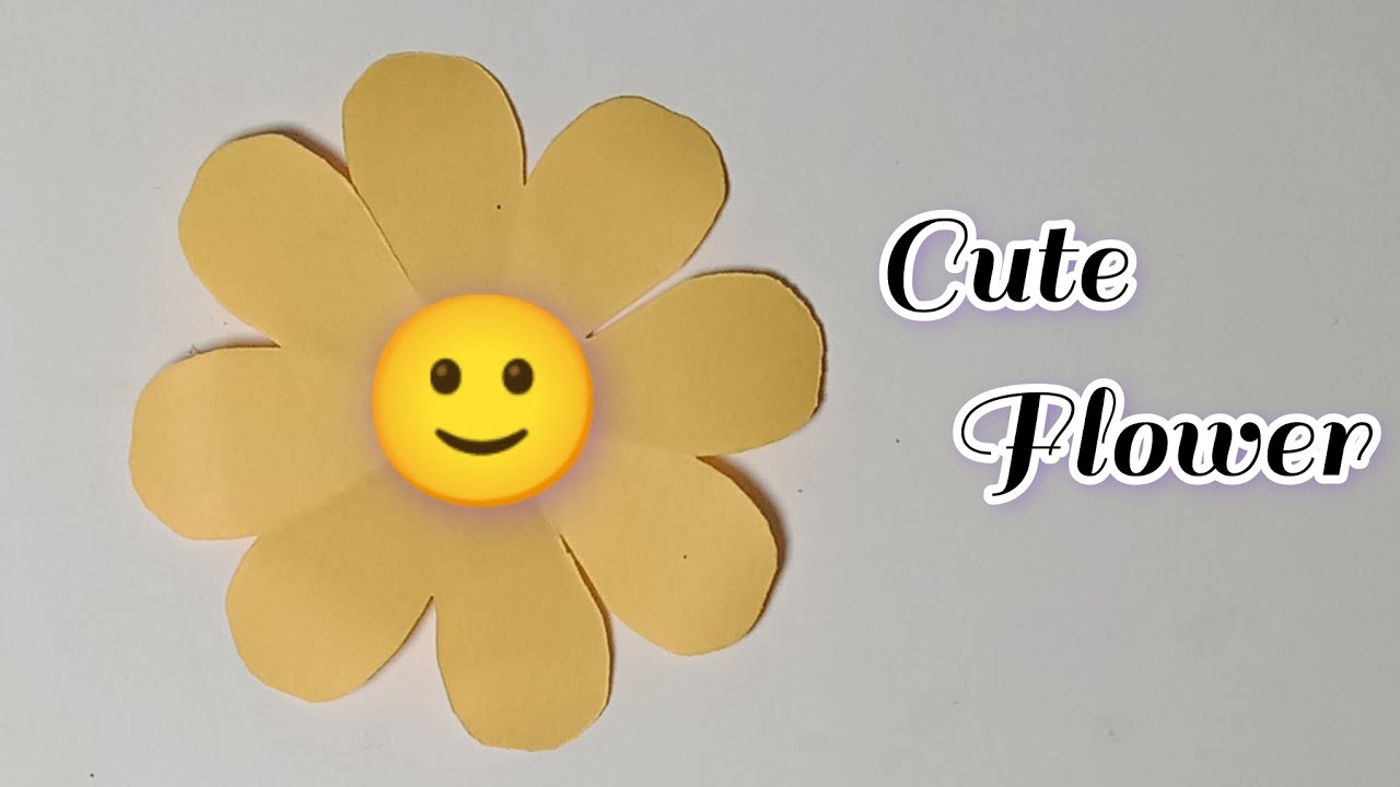 How To Make Simple & Easy Paper Flower Cutting | Paper Cutting | Craft ...