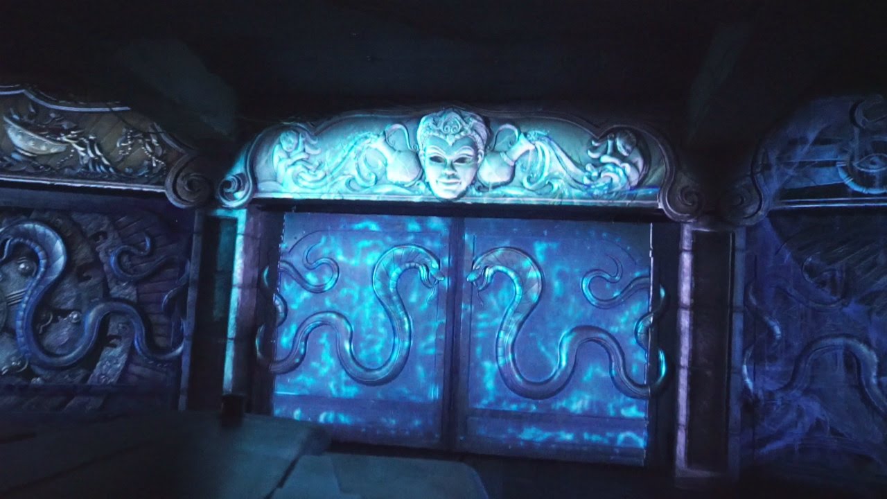 [Low Light HD] Indiana Jones Adventure - New Door Effects - Fountain of ...