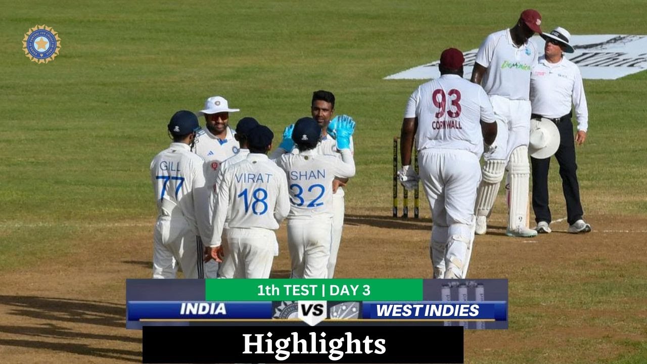 India Beat West Indies in 1st Test | India vs West Indies Day 3 ...
