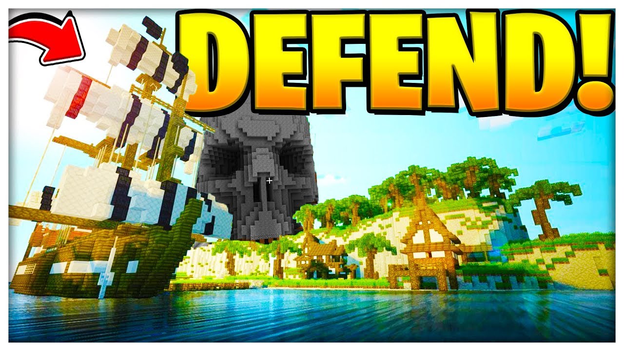 NEW OP FANTASY PIRATE ISLAND MEDIEVAL CASTLE (NEW GAMEMODE) - Minecraft ...