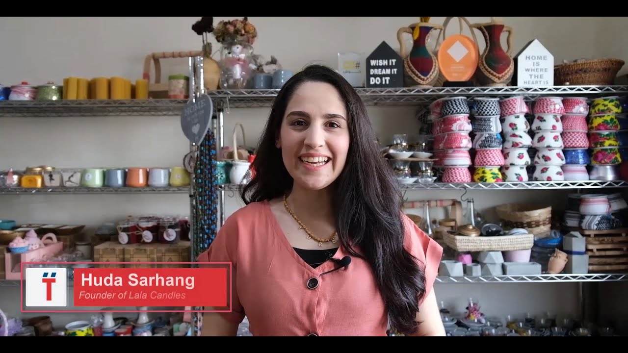 Huda Sarhang, Founder of Lala Candles | Takween Accelerator - YouTube