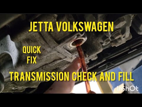 2013 Jetta transmission fill and leve check. How to add transmission fluid and check fluid level ...
