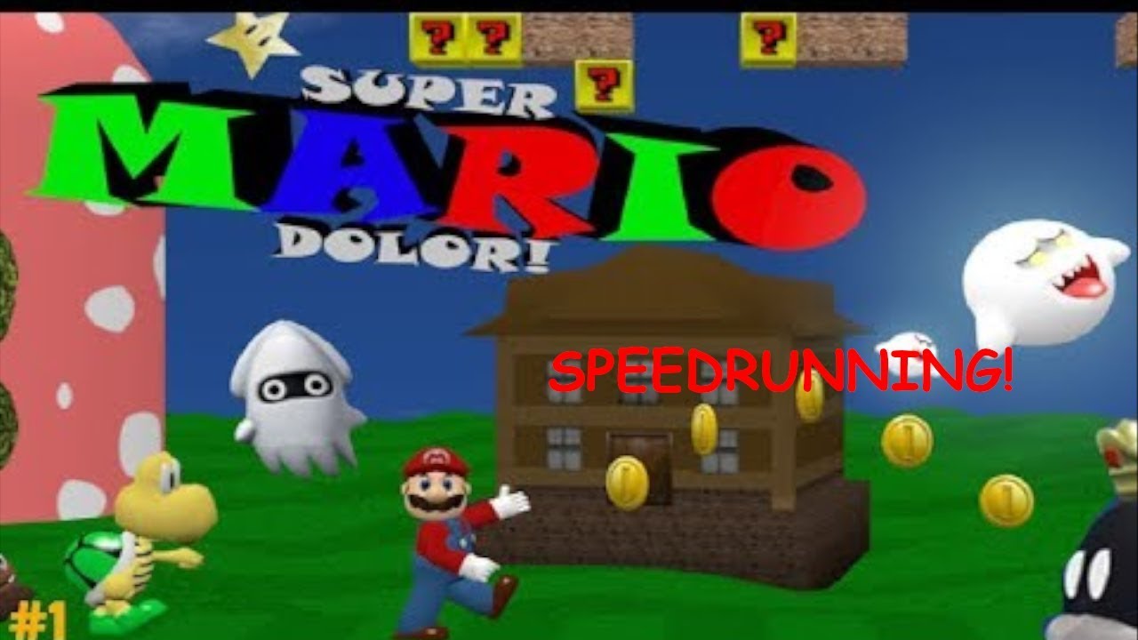 Super Mario Dolor full game speedrunning - YouTube