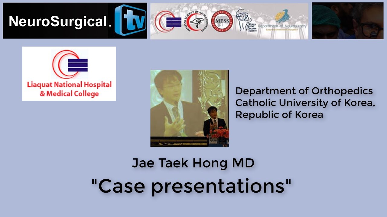 Jae Taek Hong MD: Case Presentations - YouTube