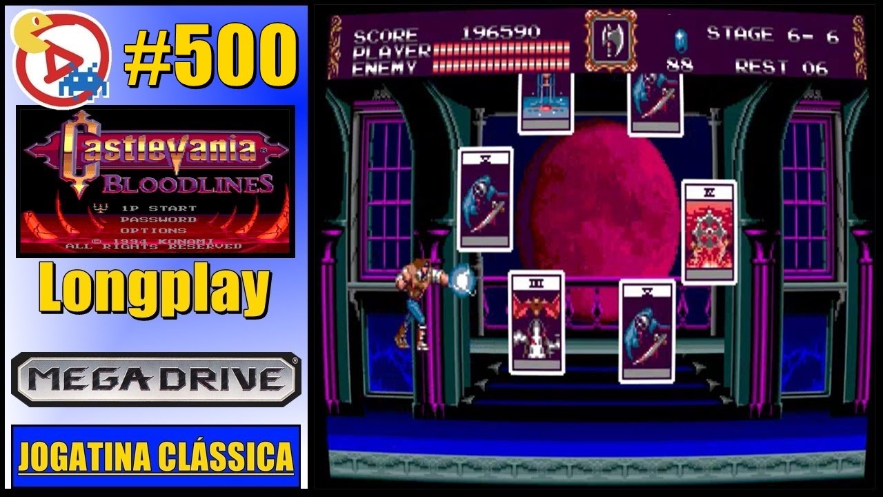Mega Drive Longplay Castlevania: Bloodlines - John Morris, Expert Mode ...