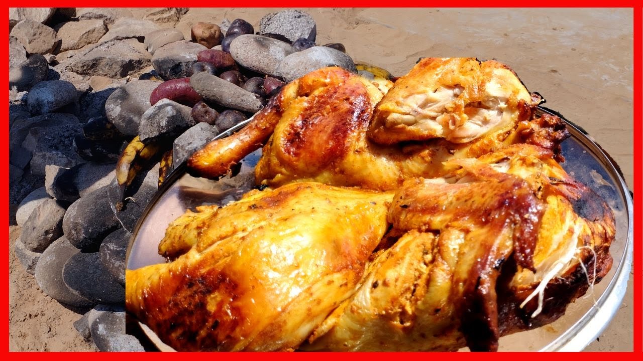 COMO hacer HORNO de PIEDRAS para [PACHAMANCA a la TIERRA] 🥩🍗 como hacer ...