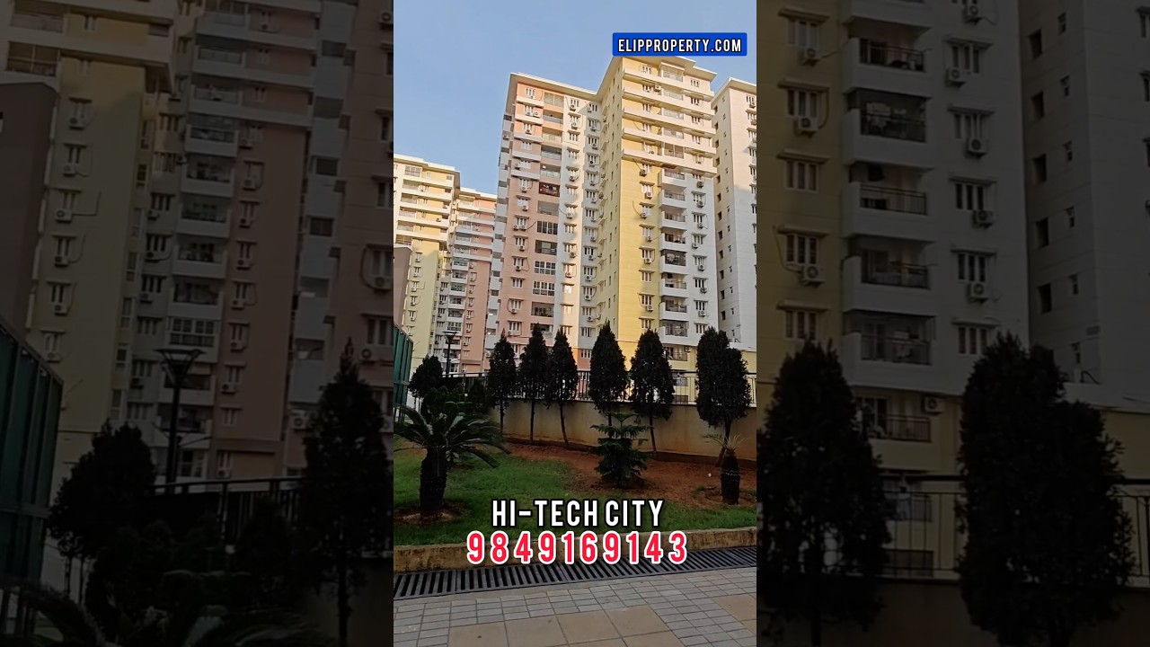 HI-TECH CITY MMTS GATED COMMUNITY FURNISHED RESALE 3 BHK FLAT FOR SALE ...