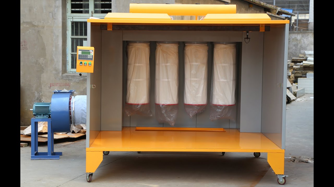 Powder Coating Booth for Sale COLO-S-2315 - YouTube