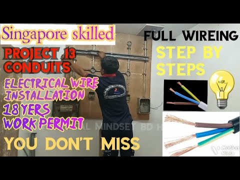 Singapore skilled training center. Electrical wire installation. Ewi ...