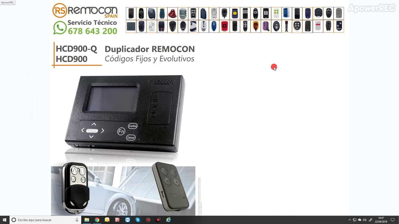 ACTUALIZACION HCD900 y HCD900Q : PASO 3 (HCD900line) - YouTube