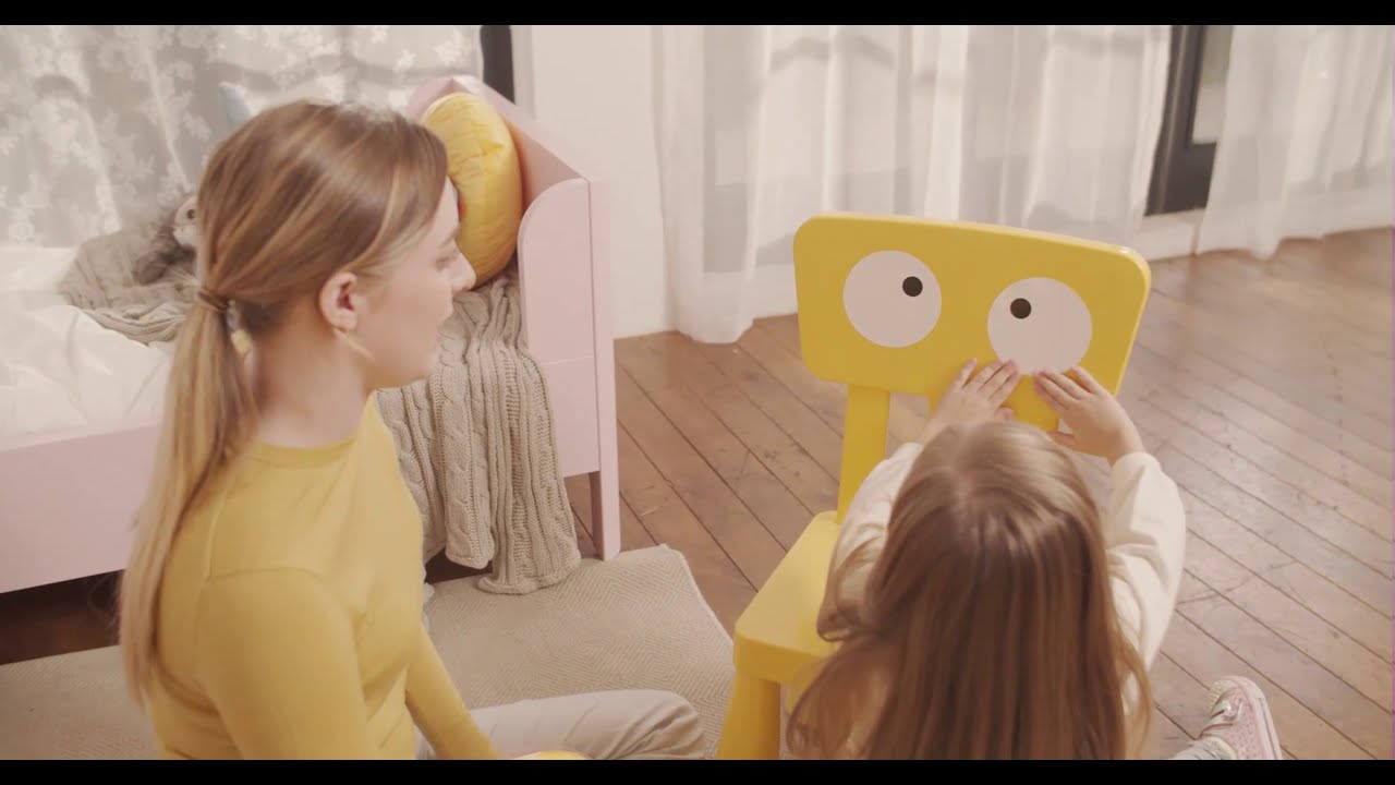 Roomy - AR based wooden block toy - YouTube