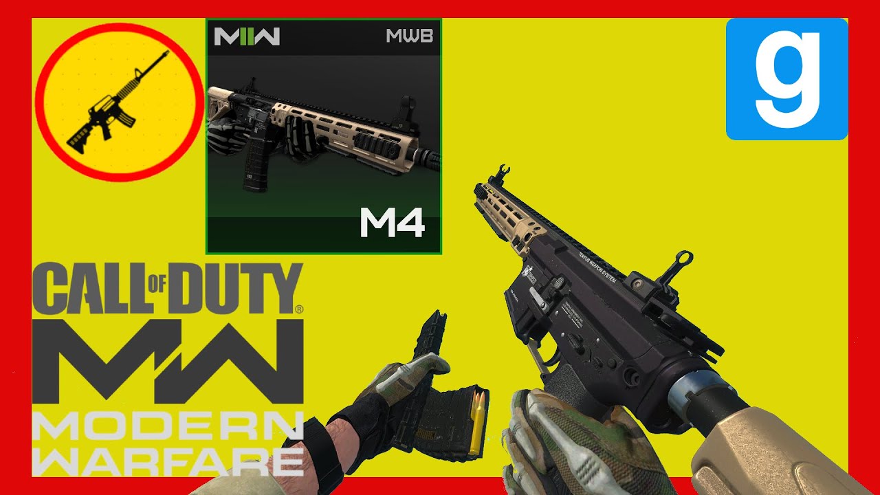 Garry's Mod: MW unofficial MWII M4 showcase - YouTube