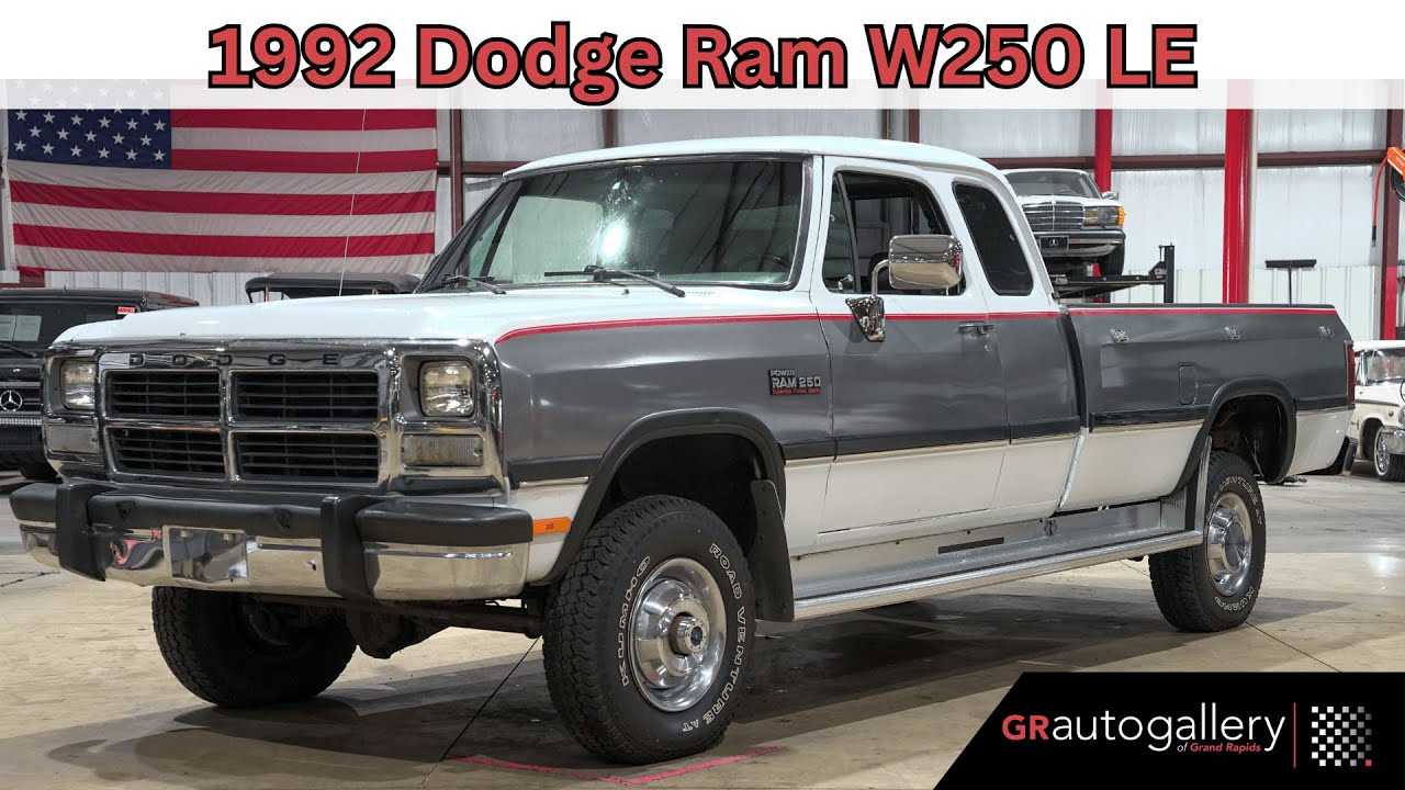 1992 Dodge Ram W250 LE For Sale - Walk Around - YouTube